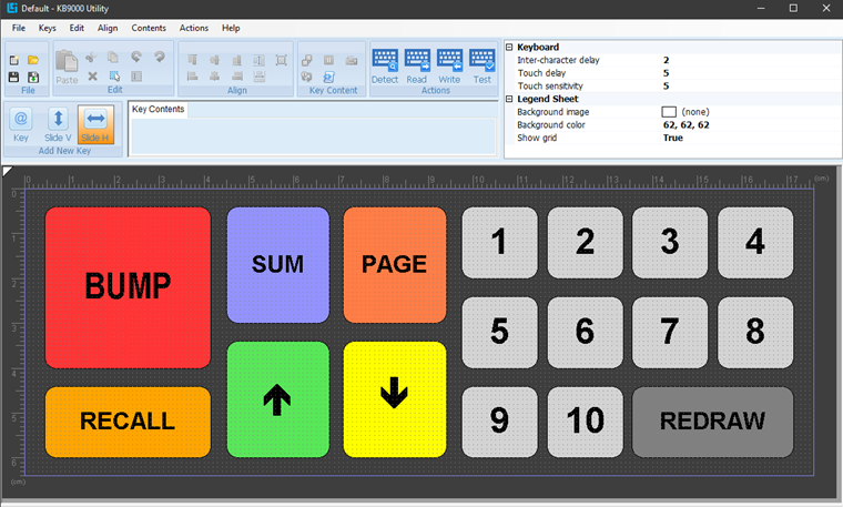 How do I program a KB9000 Bump Bar?